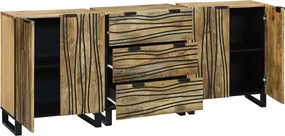 Sestava komody 3 ks Přírodní 180 x 33 x 75 cm 3310041