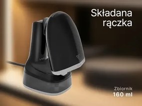 Lafe EasyStream LAFZEL47580 černá / Ruční napařovač / 1600 W / skládac