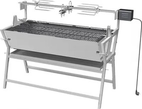 CATTARA Gril PIGLET na dřevěné uhlí / Elektrický rožeň 230V / Rošt 102