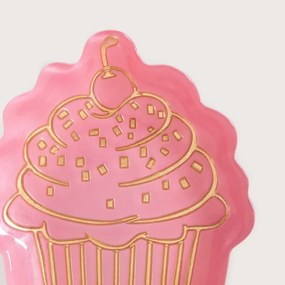 Dekorační talíř FAROS růžový 764431