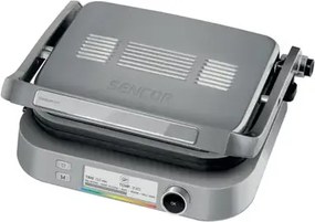 SENCOR SBG 6231SS stříbrná / kontaktní gril / 2100W / 7 programů
