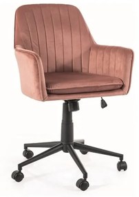 Kancelářská židle Q-886 Barva: Staroružová / Bluvel 52