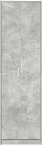 Šatní skříň Betonově šedá 55 x 25 x 189 cm Kompozitní dřevo 3334011