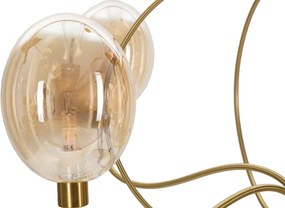 Designové závěsné svítidlo Nahimana 100 cm zlaté
