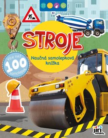 JIRI MODELS Naučná samolepková knížka Stavební stroje 1