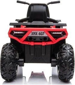 LEAN CARS Elektrická čtyřkolka XMX607 LED červená