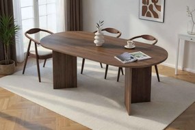 Designový jídelní stůl Zaramama 200 cm vzor ořech