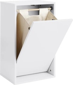 Bílý nástěnný koš na prádlo Laundry Box – ReCollector