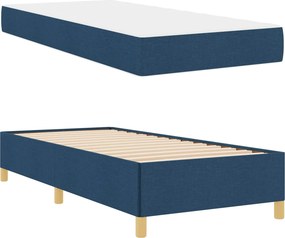 Rám postele Modrá 90 x 200 cm textil 3398912