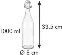 TESCOMA Láhev s klipem DELLA CASA 1000 ml