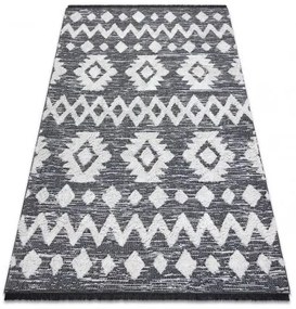 koberec ECO SISAL BOHO MOROC Etno Cik cak 22319 střapce dvě ú velikost 175x270 cm | krásné koberce cz