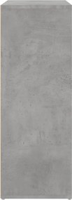 Příborníky 2 ks betonově šedé 60 x 31 x 84 cm kompozitní dřevo 3276584