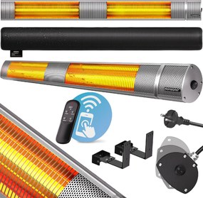 Monzana Infrazářič MZH3000 stříbrná 3000W