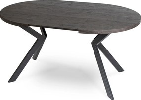 Jídelní rozkládací stůl LUKAS 100/250 cm černý