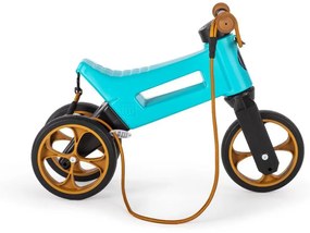 Teddies Odrážedlo Funny Wheels Rider SuperSport 2v1+popruh balené v krabici Bílé/oranžové