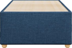 Rám postele bez matrací modrá 100x200 cm textil 3284714