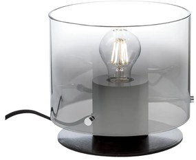 Redo 01-2011 stolní lampa Lou kouřově šedá, E27, ø18cm