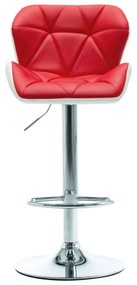 Barová židle Turton - umělá kůže | červená