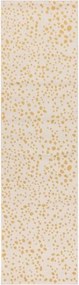 Tribeca Design Kusový koberec Jars Yellow Spotty Rozměry: 66x240 cm