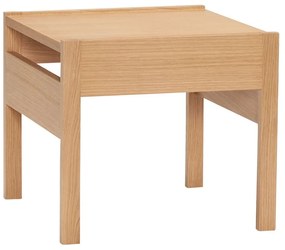 Odkládací stolek s deskou v dubovém dekoru 50x50 cm Forma – Hübsch