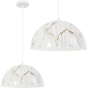 Toolight, závěsná lampa APP911-1CP Marble, imitace kamene, OSW-06620