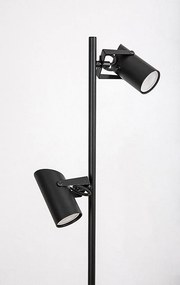 Rabalux Černá stojací lampa Maximilian pro žárovku 2x GU10 73046