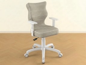 Ergonomická židle k psacímu stolu do dětského pokoje BÉŽOVÁ Zvolte rozměr: dítě 146 - 176,5 cm (výška stolu 71 - 82 cm)