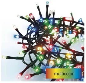 LED vánoční řetěz Hedge s časovačem 8 m barevný