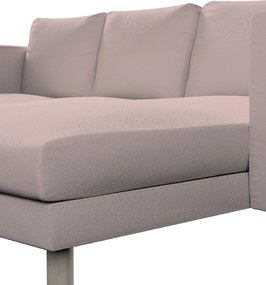 Potah na pohovku IKEA Norsborg 3-místná se šezlongem barva růžová látka pletený vzor