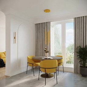 Sollux Lighting Závěsné svítidlo PASTELO 3P žluté