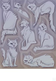 Lucie Talaber | One Eye Cat Rám: Černý, Velikost: 30 x 20 cm