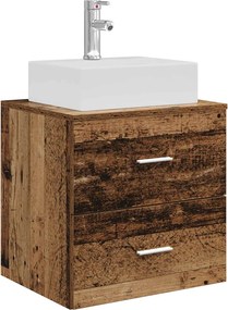 Sada koupelnových skříněk 3 ks Staré dřevo 49,5 x 41 x 62,5 cm 3405849