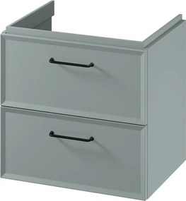 Cersanit Mille, umyvadlová skříňka 594x446x551 mm, zelená matná, S1021-003