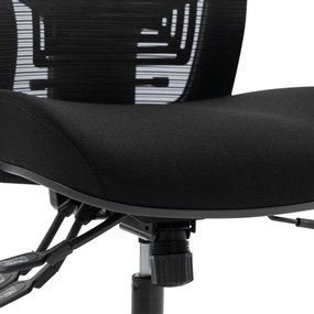 Ergonomická kancelářská židle MERTON - černá síťovina