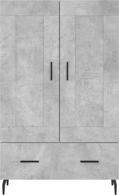 vidaXL Skříň highboard 69,5 x 31 x 115 cm kompozitní dřevo [830344] Barva: šedá sonoma