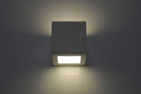 Nástěnné keramické svítidlo SOLLUX Leo E27 1x60W bez zdroje SL.0005 bílá