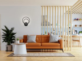 Toolight, LED nástěnné svítidlo APP1042-W, černá, OSW-03622
