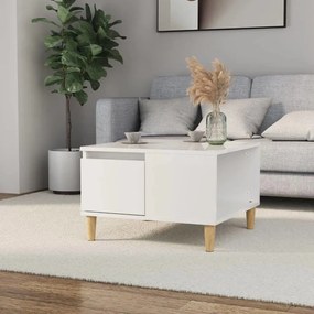 vidaXL Konferenční stolek 55x55x36,5 cm kompozitní dřevo [821078] Barva: bílá s vysokým leskem