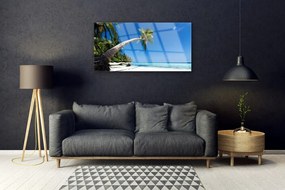 Plexisklo-obraz Pláž Palma Moře Krajina 100x50 cm