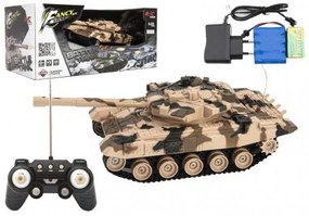 Teddies Tank RC plast 27cm 40MHz na baterie+dobíjecí pack se zvukem