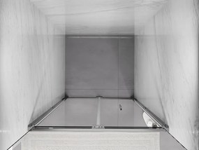 Mexen Exo skládací sprchové dveře 95 cm, transparentní, chrom - 816-095-000-01-00