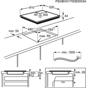 Electrolux EIV8457 Indukční varná deska