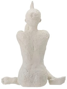 Bílá soška Bloomingville Adalina, výška 17,5 cm
