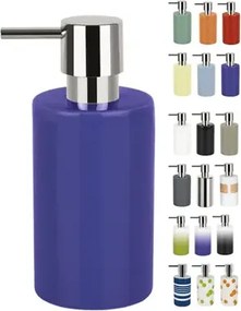 Spirella TUBE dávkovač mýdla modrý / keramika / 300 ml