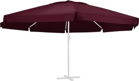 Náhradní potah na zahradní slunečník bordeaux červený 610 cm 312550