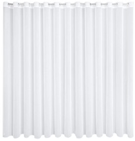 ZÁCLONA NA KROUŽCÍCH MIREA 350X260 CM BÍLÁ