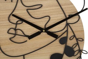 Nástěnné hodiny Elegant A 60 cm hnědé/černé