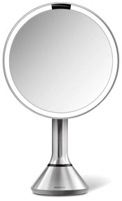 Simplehuman - Zrcadlo se senzorem s regulací intenzity osvětlení Stříbrné 20 cm