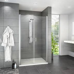 Dvoukřídlé sprchové dveře pro instalaci do niky LZCN2 1958 mm 320 760-810 Transparent S 800 Brillant LYP2/800 1135008220