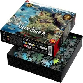 CEN Puzzle Good Loot Gaming - The Witcher: The Northern Realms Map / 1